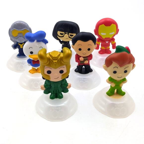Disney | Toys | Disney 0th Mcdonalds Figure Lot Of 7 Loki Peter Pan ...